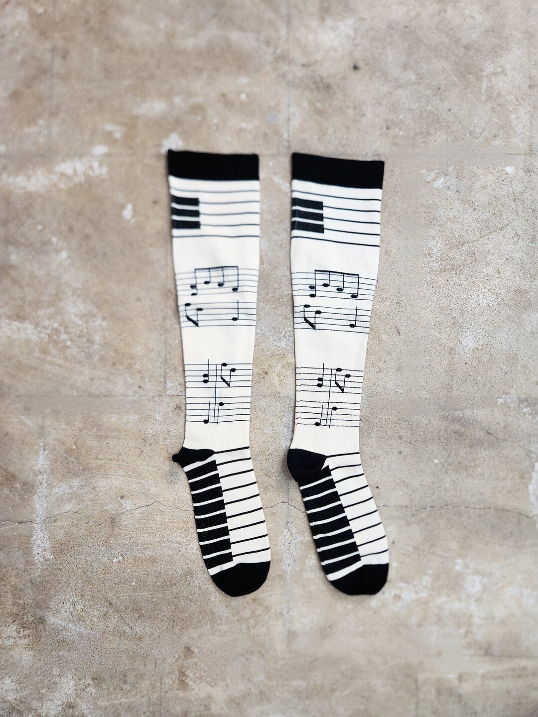 Vintage 1980s Nylon Piano Socks - Etsy
