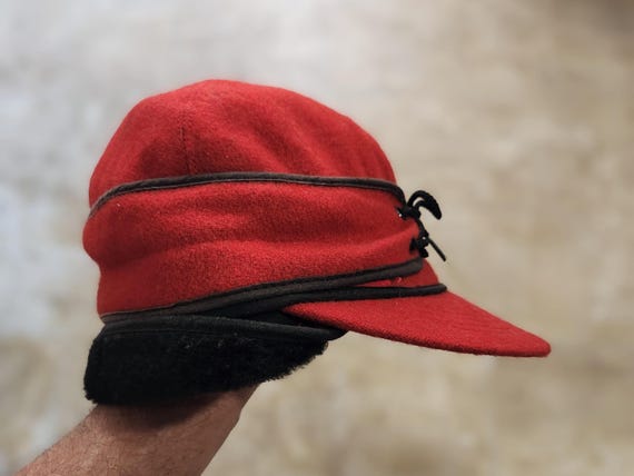 Vintage Stormy Kromer 1903 Style Red Wool Lined Insul… - Gem