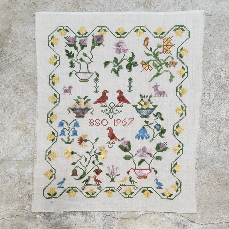 Cross Stitch Hanging - Etsy