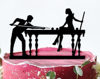 Billiard Cake Topper - Etsy UK