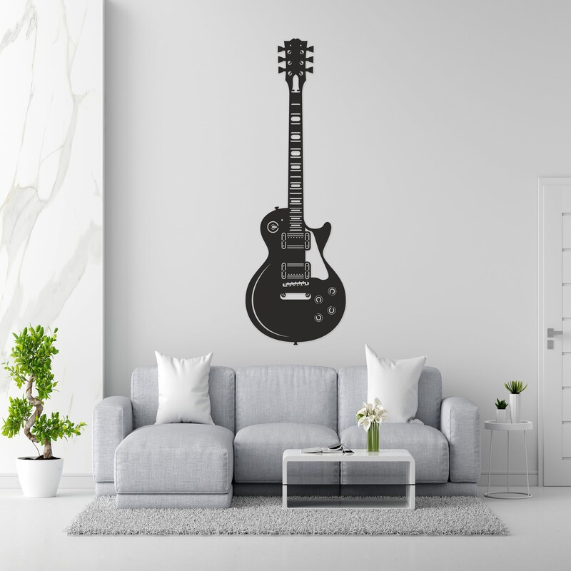 Guitar Wall Decal - Etsy