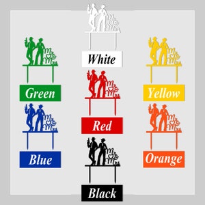 Gangster Cake Topper, Acrylic Gangster Birthday Cake Topper, Gangster ...