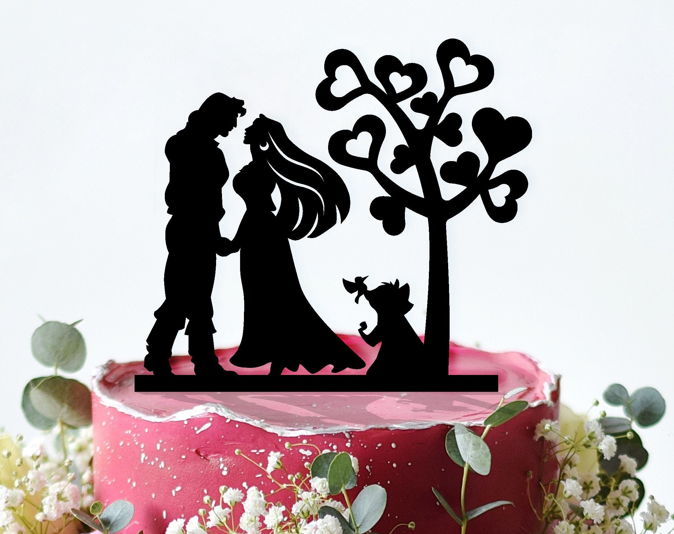 Super Hero Wedding Cake Topper, Fantasy Acrylic Wedding Cake Topper ...