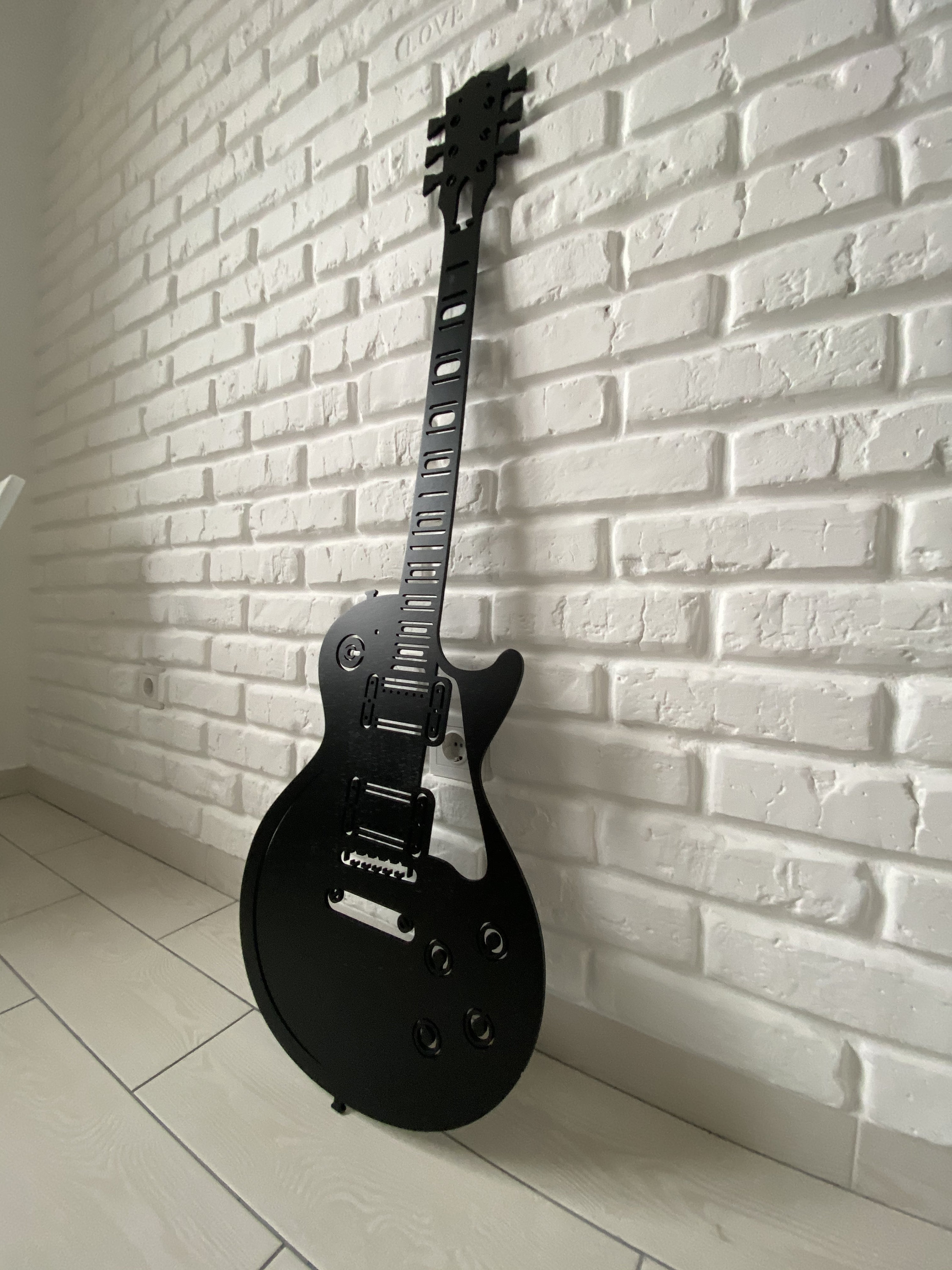 Guitar Wood Wall Art, Music Wall Decor, Electric, Acoustic, Bass Guitar ...