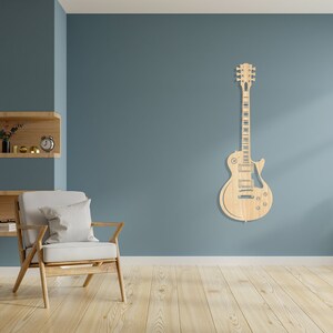 Guitar Wood Wall Art, Music Wall Decor, Electric, Acoustic, Bass Guitar ...