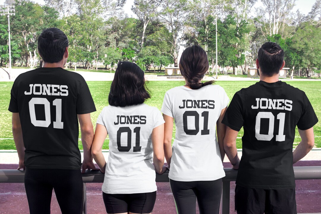 Custom Name, Custom Number Shirt, Family Name, Your Name, Personalized ...