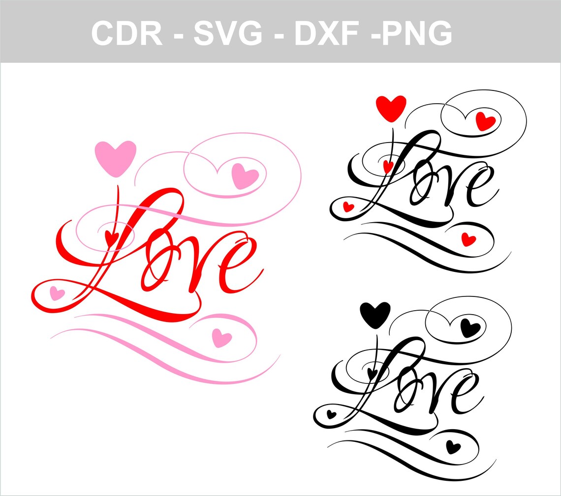 Love SVG PNG файлы для сублимации - Etsy