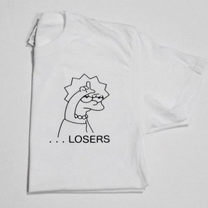 Lisa Simpson LOSER Quote Printed T-shirt | the Simpsons | Lisa Simpson ...