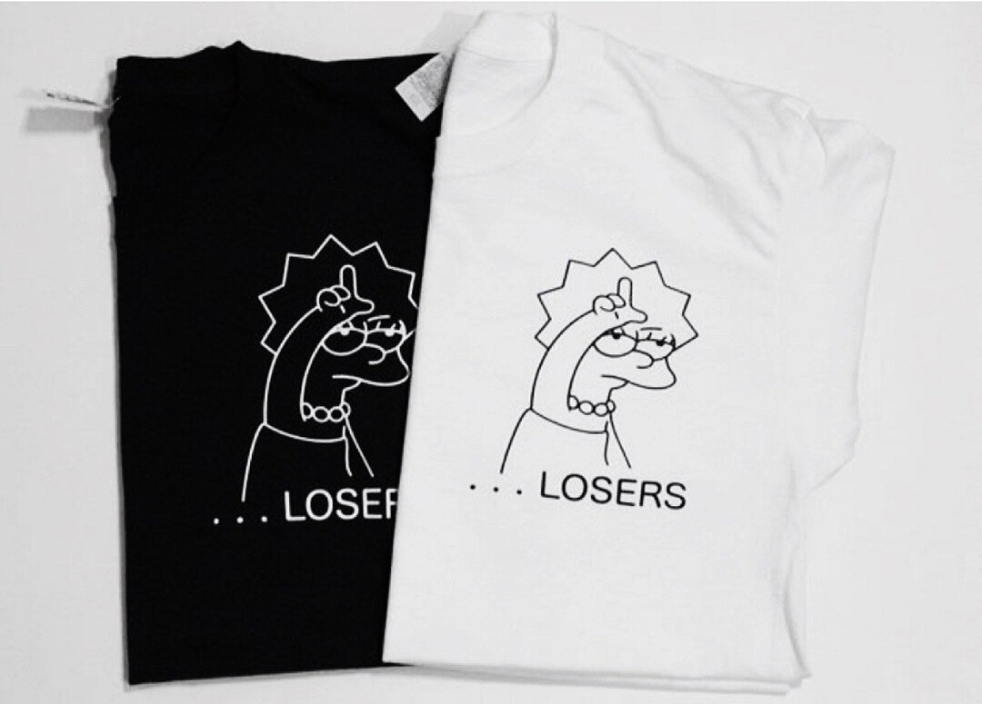 Lisa Simpson LOSER Quote Printed T-shirt | the Simpsons | Lisa Simpson ...
