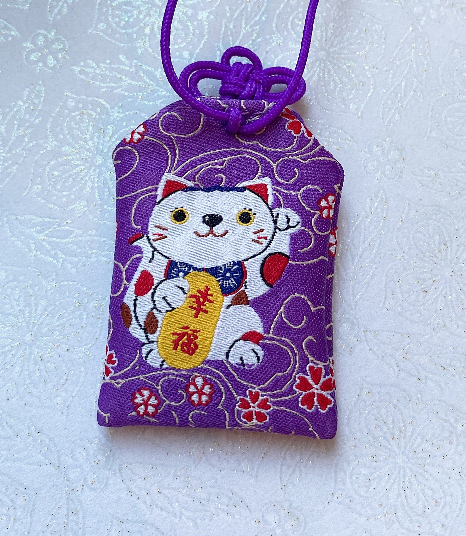 Lucky Cat Omamori Charm Omamori Amulet Lucky Cat Charm | Etsy