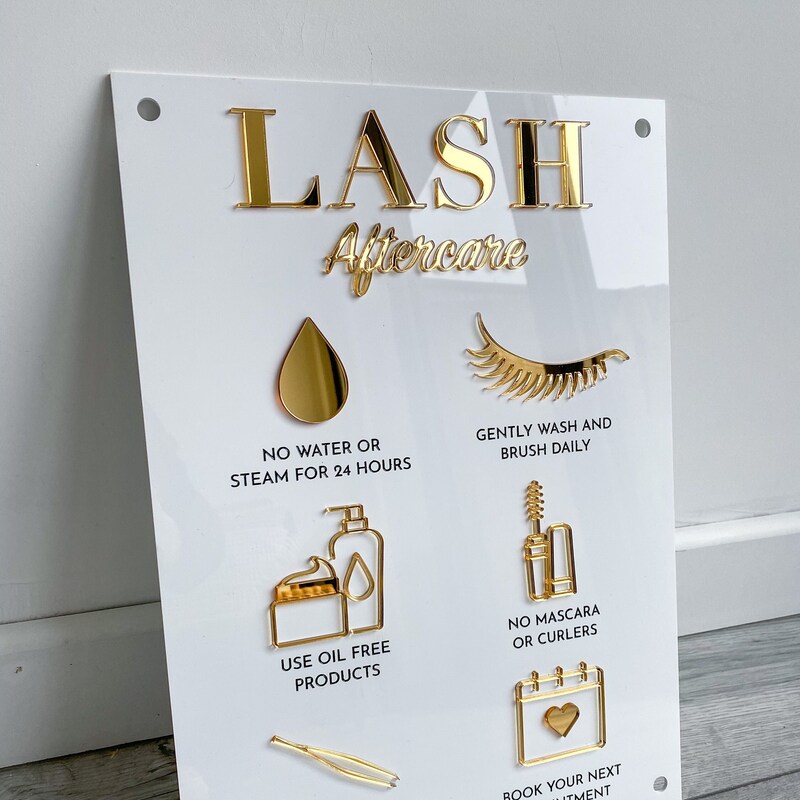 Eyelash Sign - Etsy