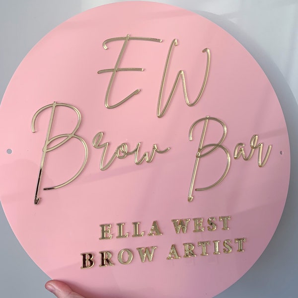 Pink Acrylic Sign - Etsy
