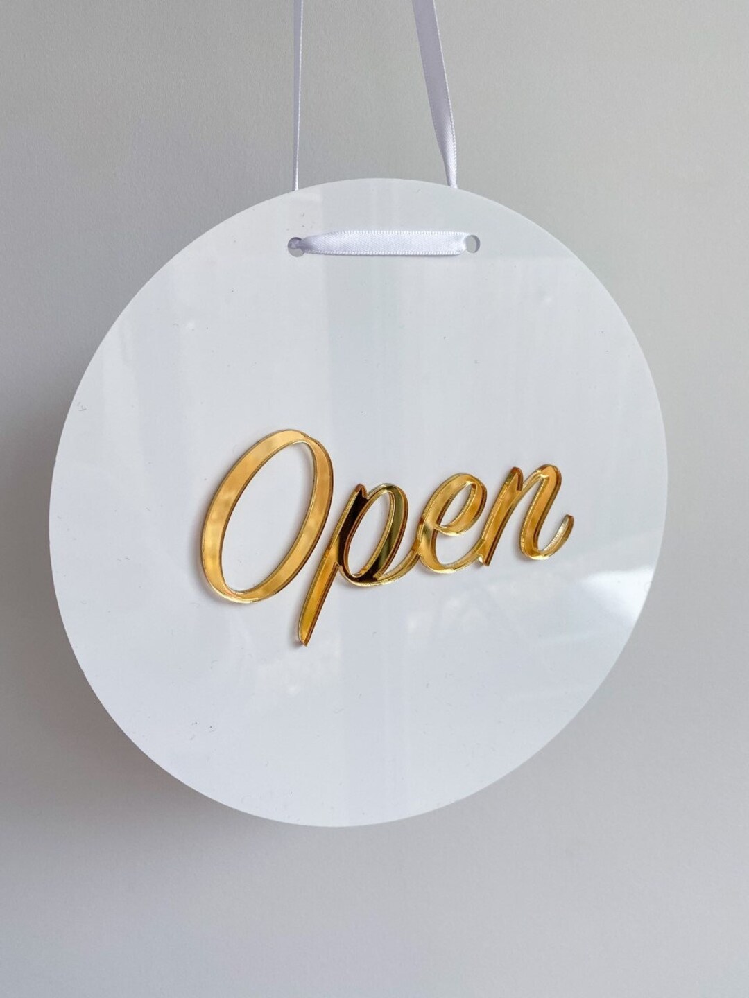 3D Acrylic Open Closed Sign for Salon, Bar, Boutique, Business or ...