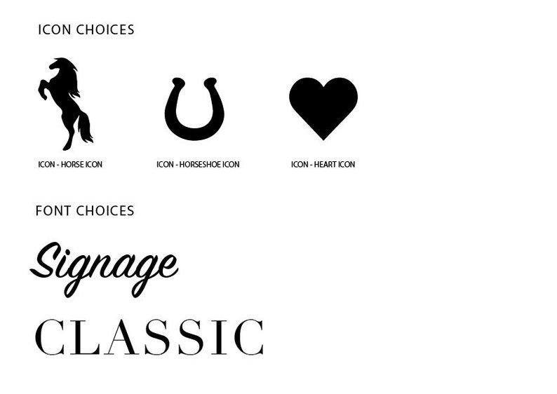 Stable Sign Acrylic Stall Name Plate Horse Door Sign - Etsy