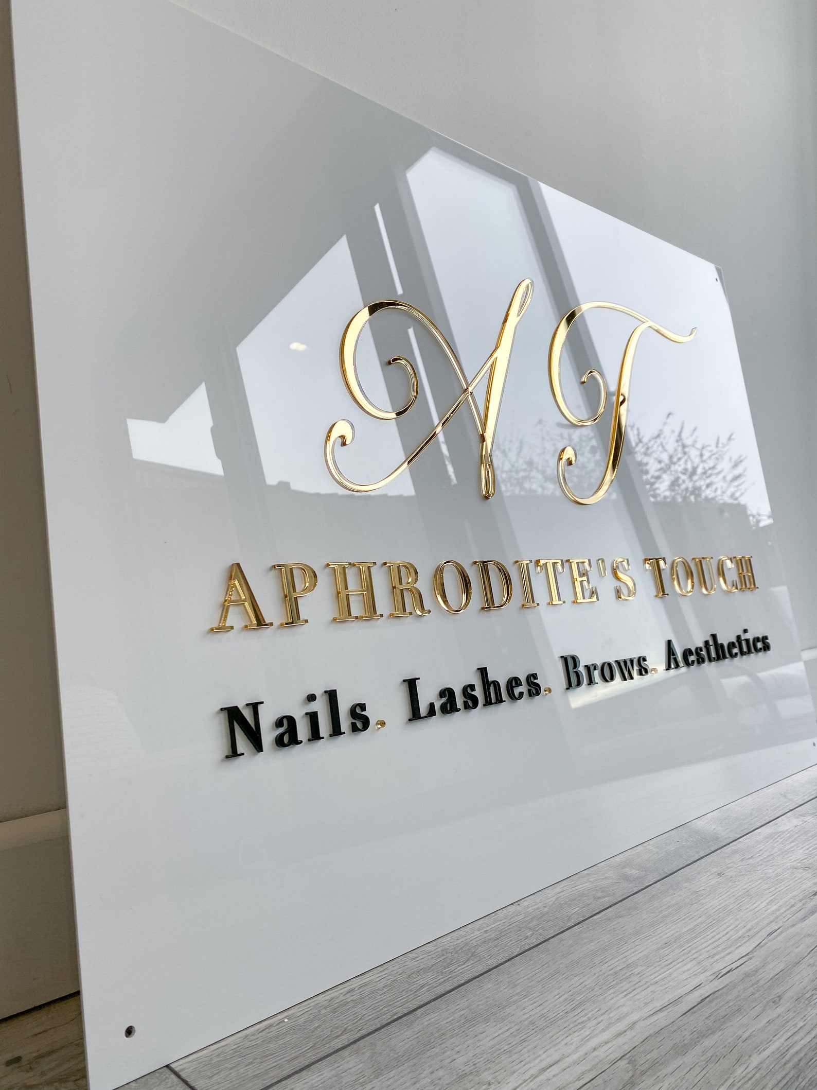 Acrylic Salon Sign Business Name Sign Salon Signage 3D - Etsy UK