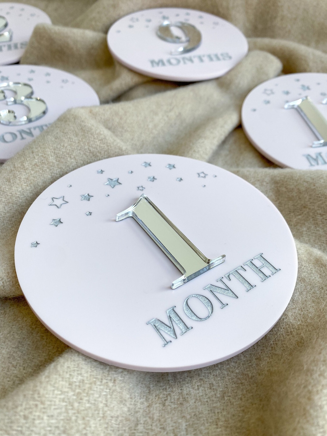 Luxury 3D Acrylic Baby Milestone, Baby Gift, Baby Shower, Acrylic ...