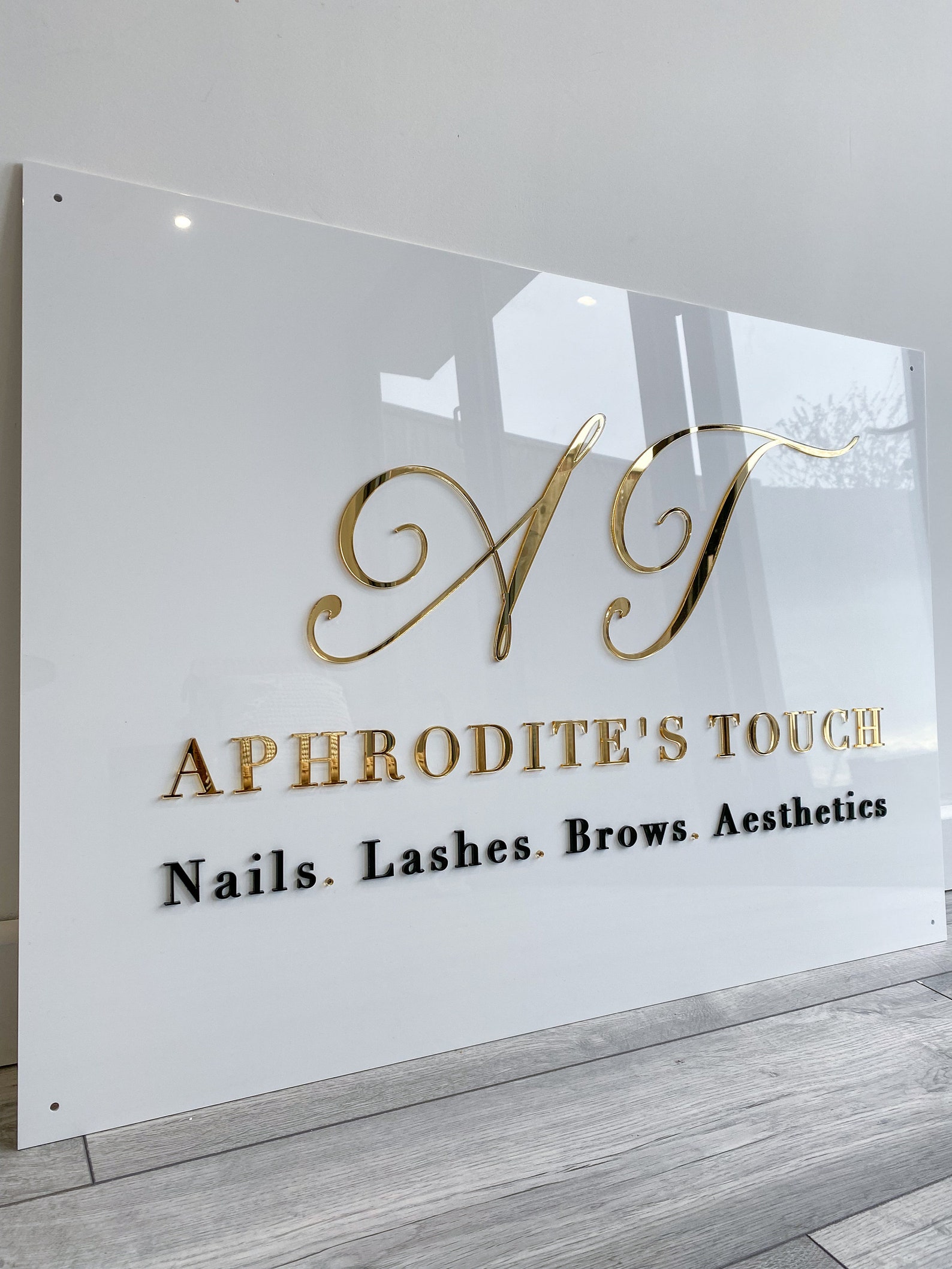 Acrylic Salon Sign Business Name Sign Salon Signage 3D - Etsy UK