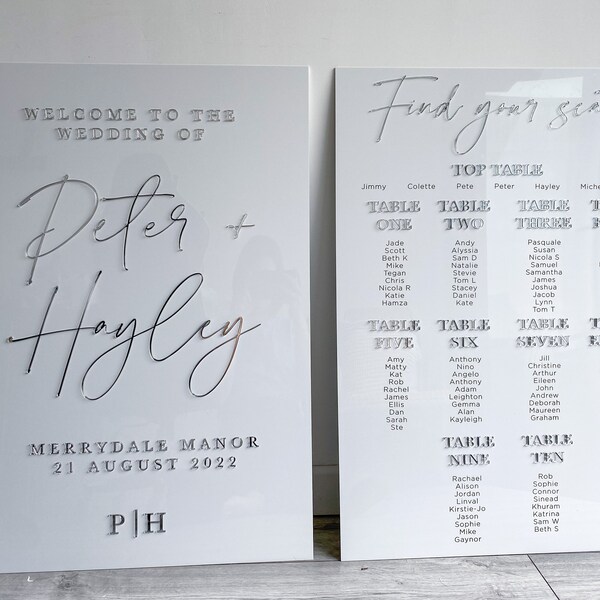 Welcome Table - Etsy