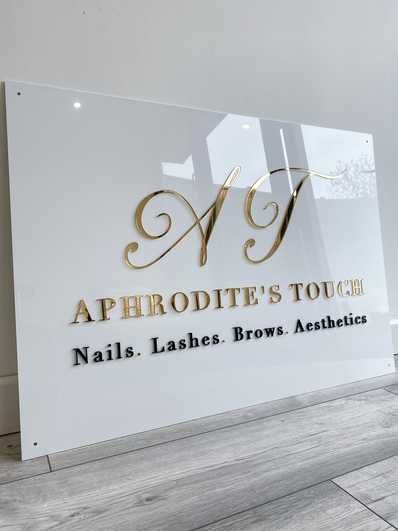 Acrylic Salon Sign Business Name Sign Salon Signage 3D - Etsy UK