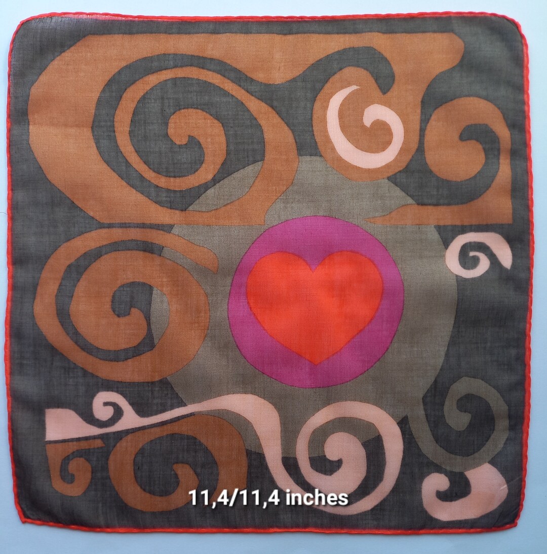 Vintage | Handkerchief | Modern Style | Heart | Valentine's Day ...