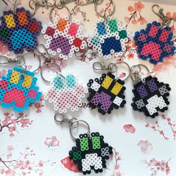 Perler Bead Keychain - Etsy