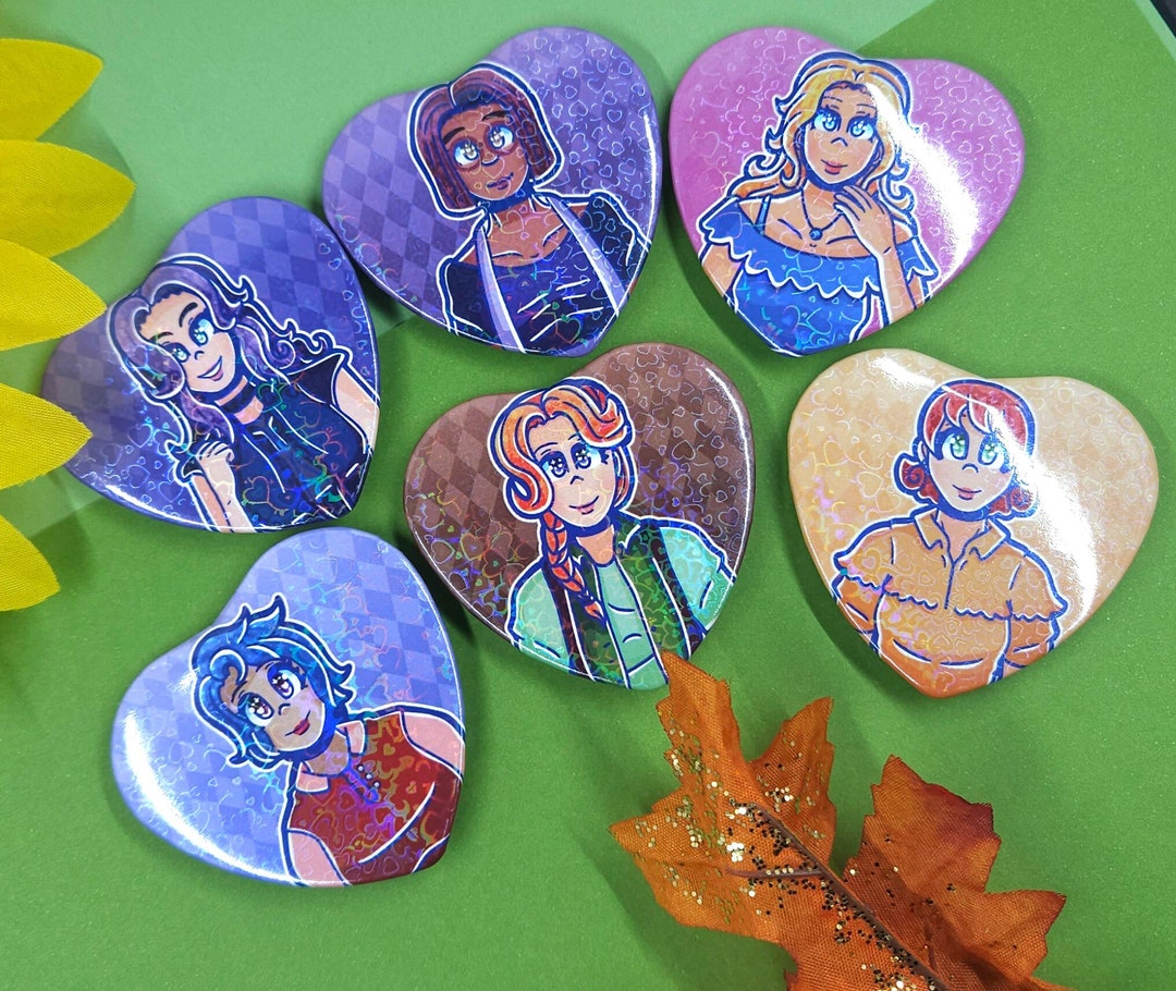 Stardew Valley Heart Buttons - Etsy