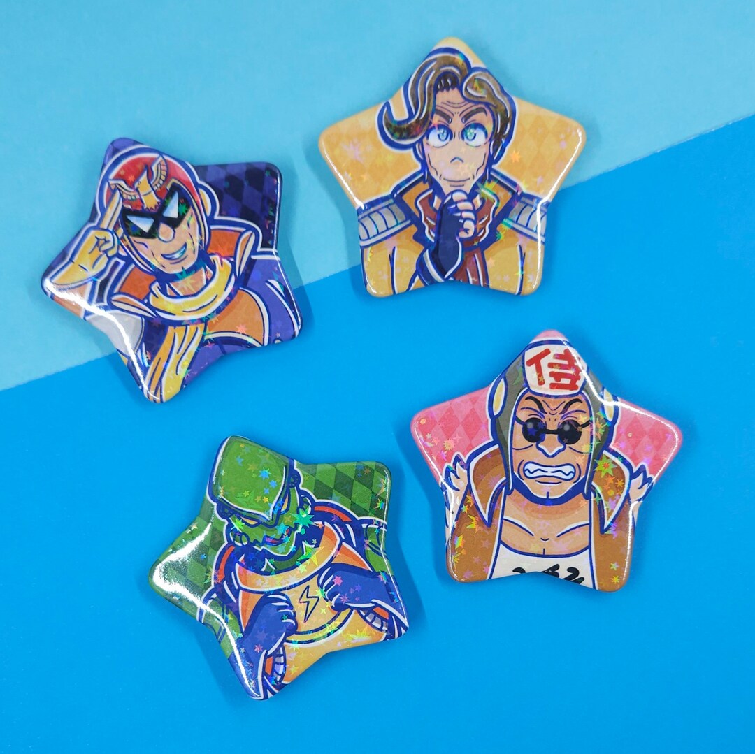 F-ZERO Buttons - Etsy