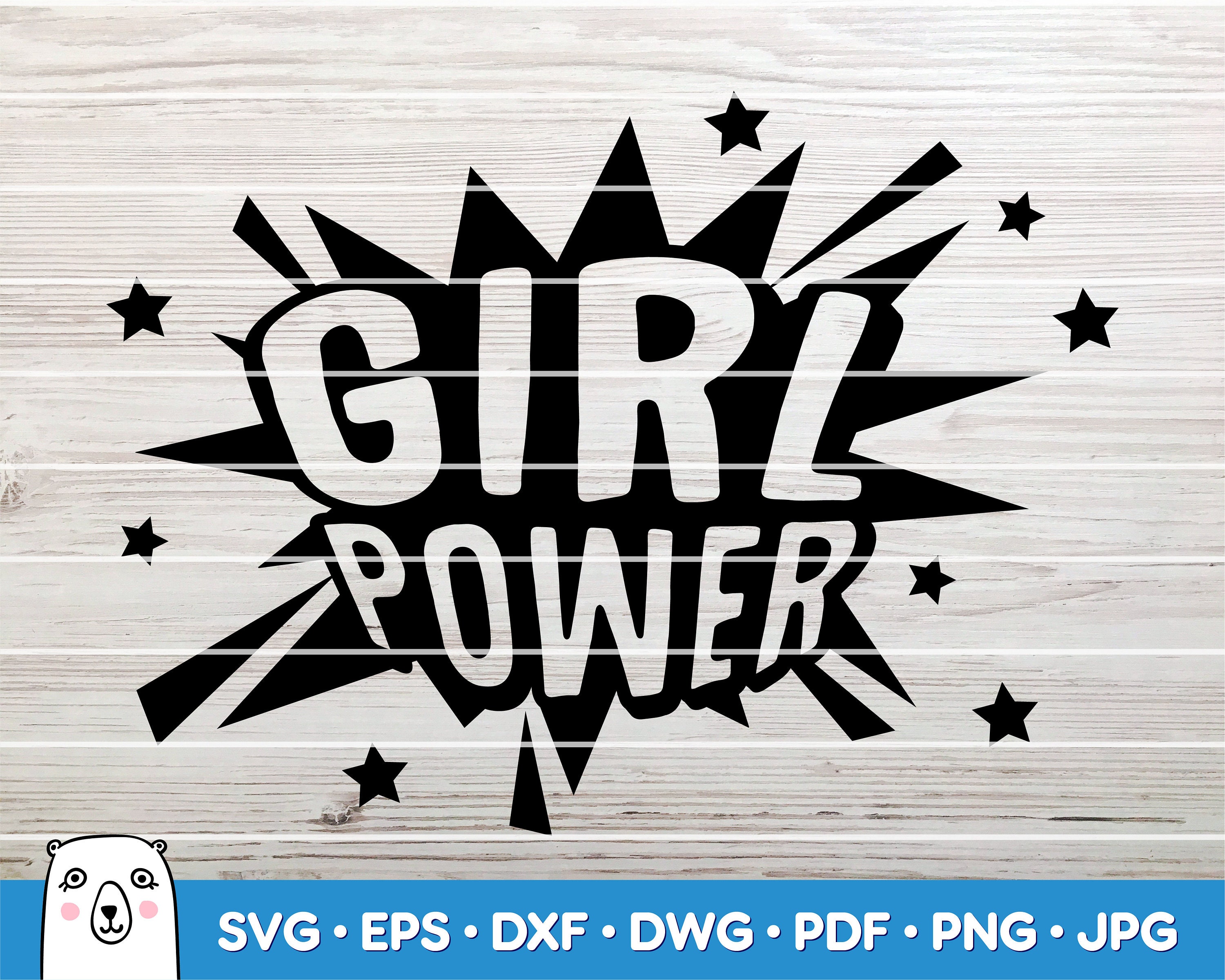 Girl Power SVG / SVG Cut File / Car Decal SVG / Instant | Etsy