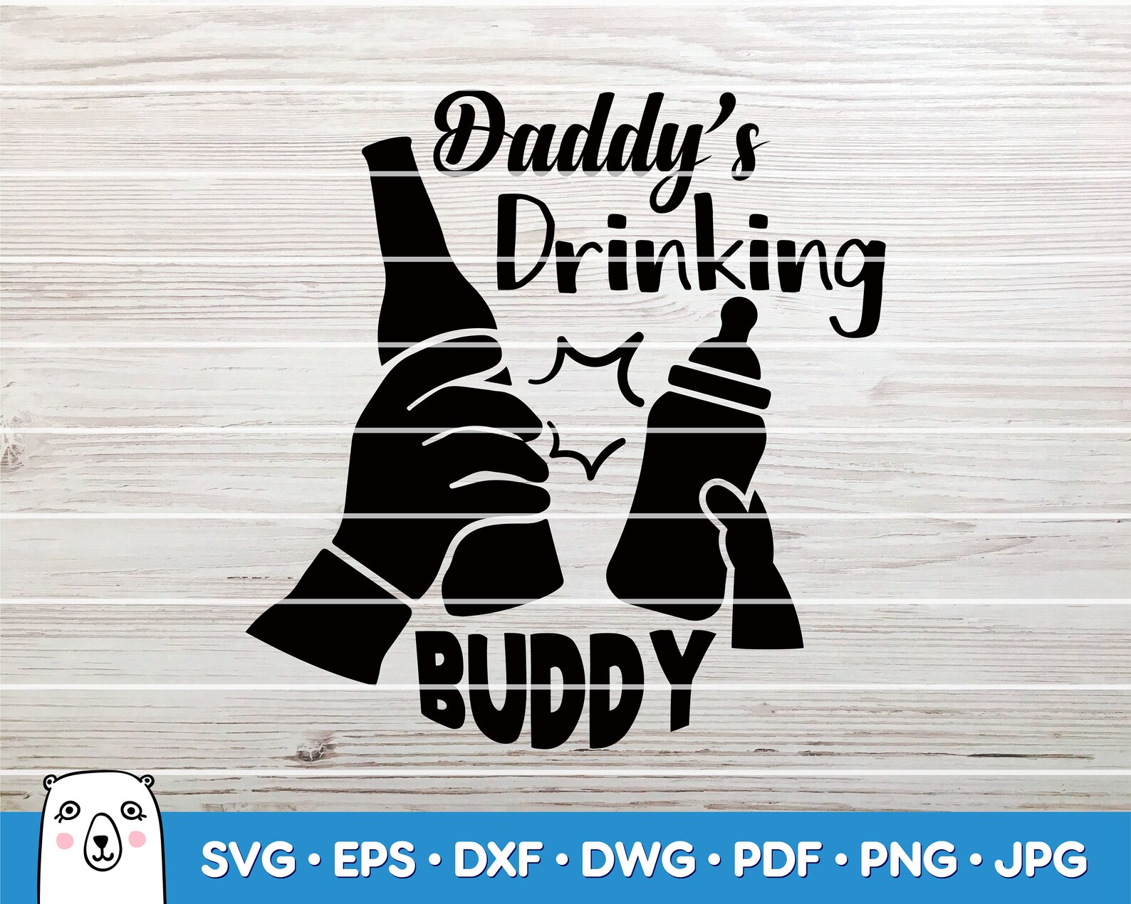 Daddys Drinking Buddy SVG / SVG Cut File / Car Decal SVG / - Etsy