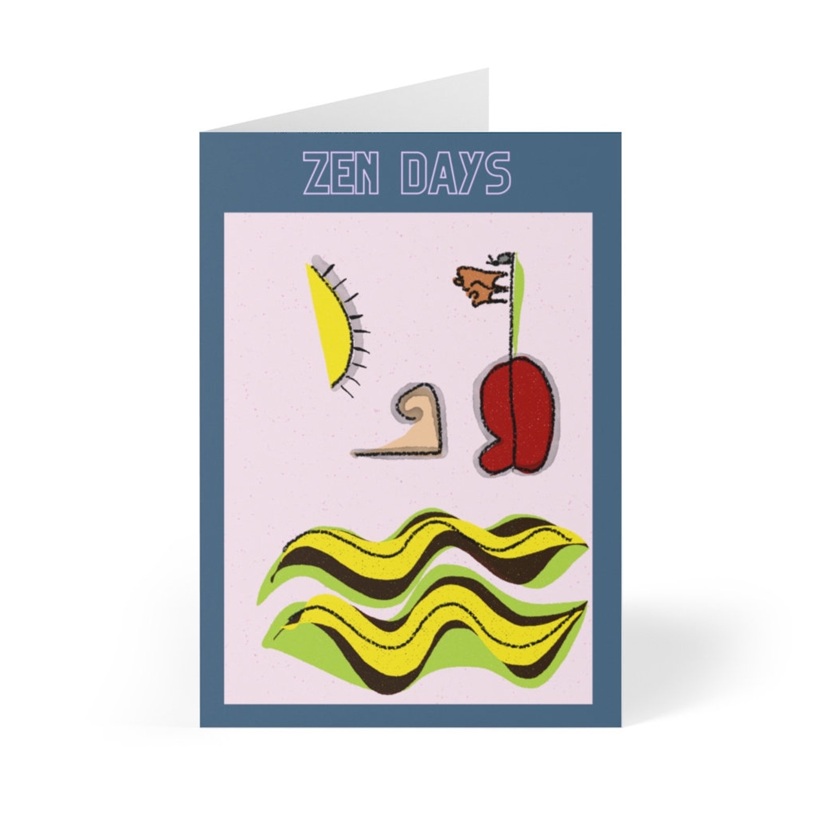 Zen Days Greeting Cards 8 pcs | Etsy