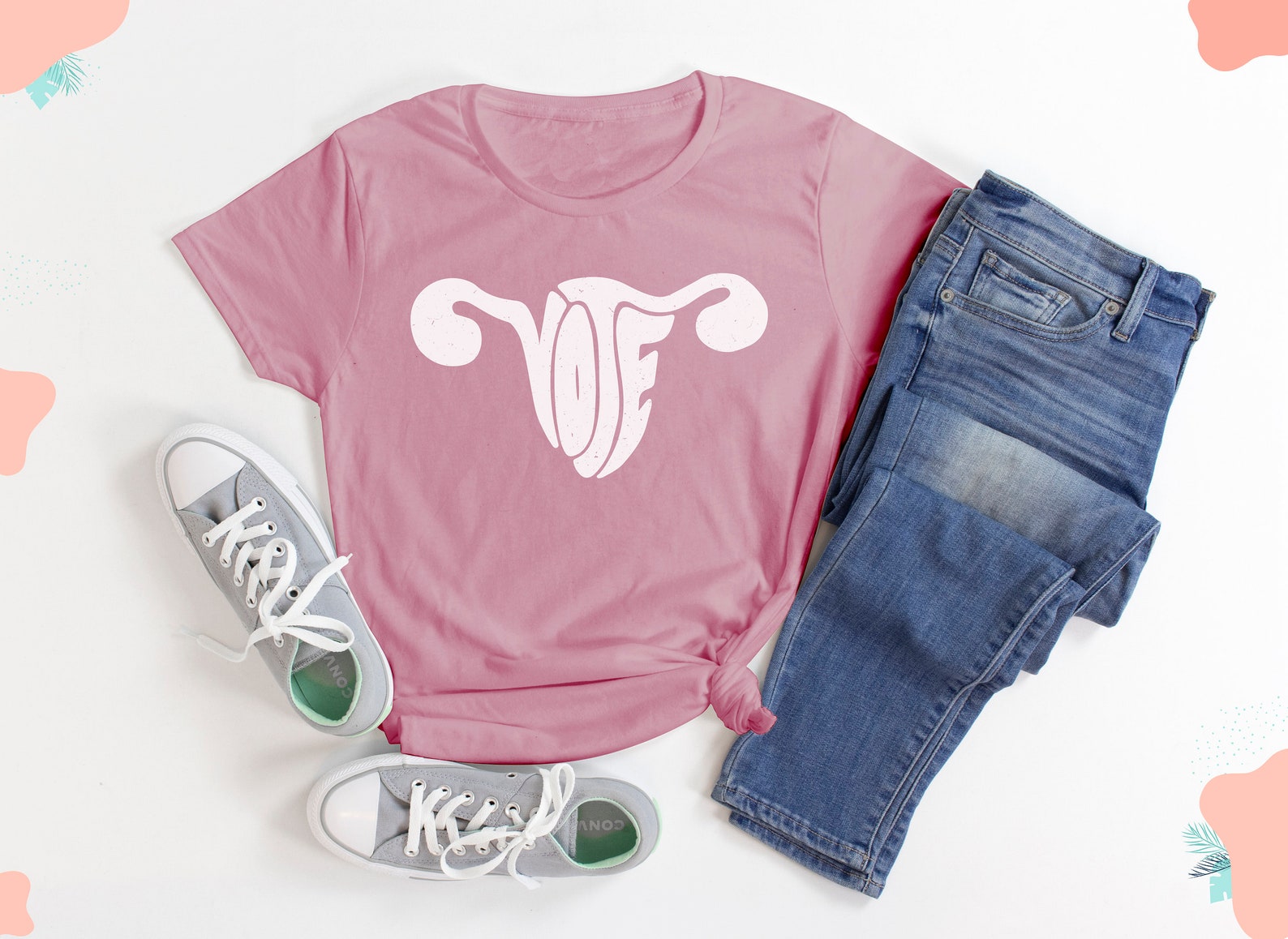 Vote Uterus Shirt Uterus Typography No Uterus No Voice March for Women ...