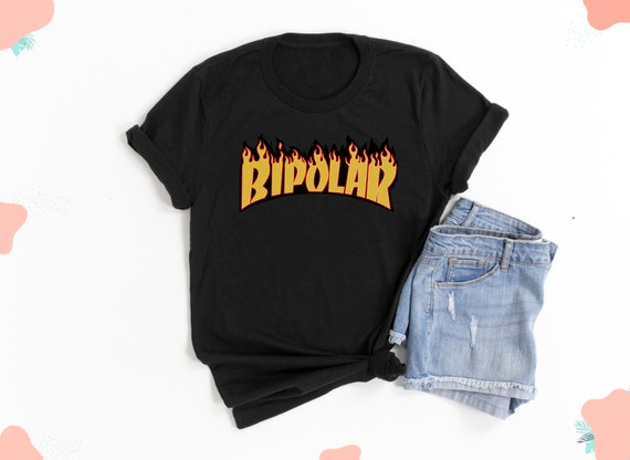 Bipolar Shirt Bipolar Disorder Awareness Shirt Mental - Etsy
