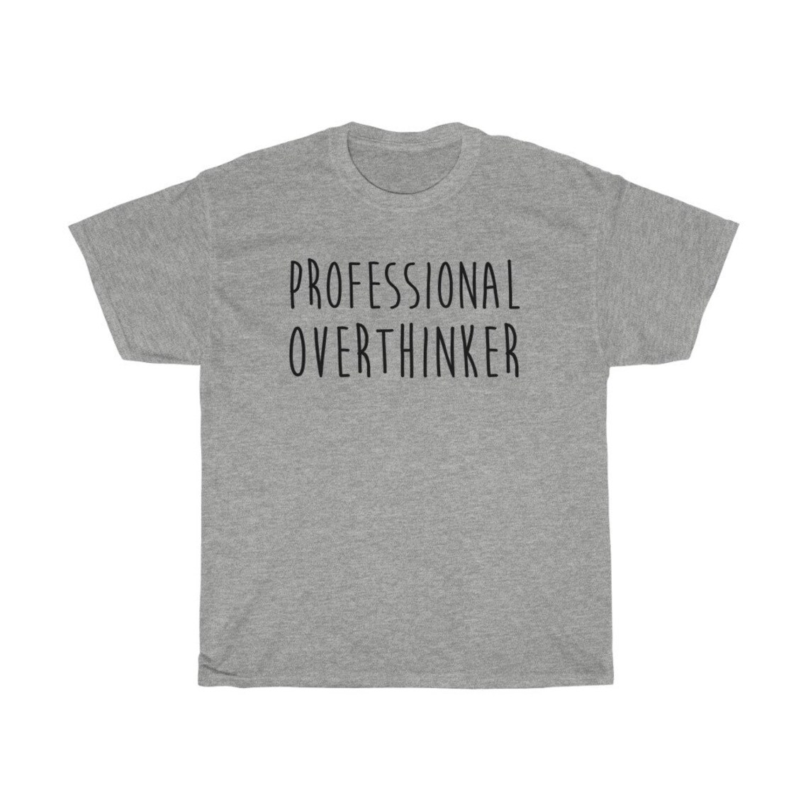 Funny Shirt, Overthinking T-shirt, Professional Overthinker Tee, Gift ...
