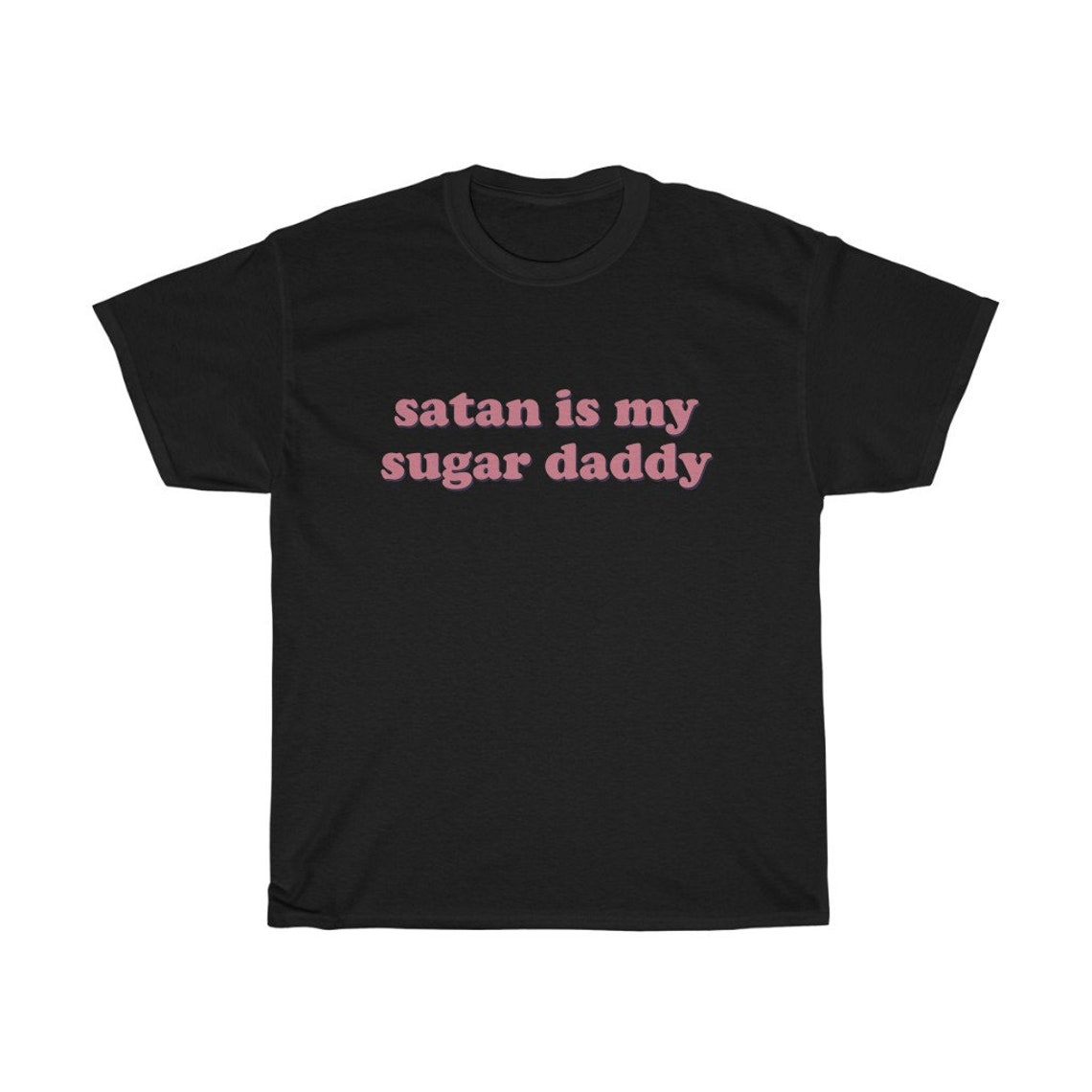 Satan is My Sugar Daddy Shirt Tumblr Clothing Aesthetic - Etsy