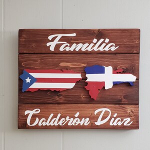 Personalized Two Countries Wood Sign - Etsy