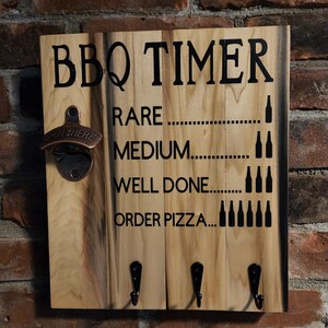 BBQ Bottle Opener/ BBQ Utensils Holder/ BBQ Timer - Etsy