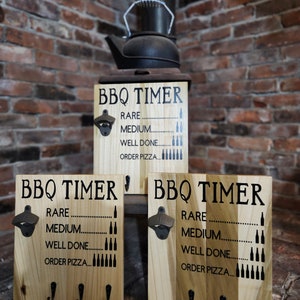BBQ Bottle Opener/ BBQ Utensils Holder/ BBQ Timer - Etsy