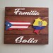 Personalized Two Countries Wood Sign - Etsy
