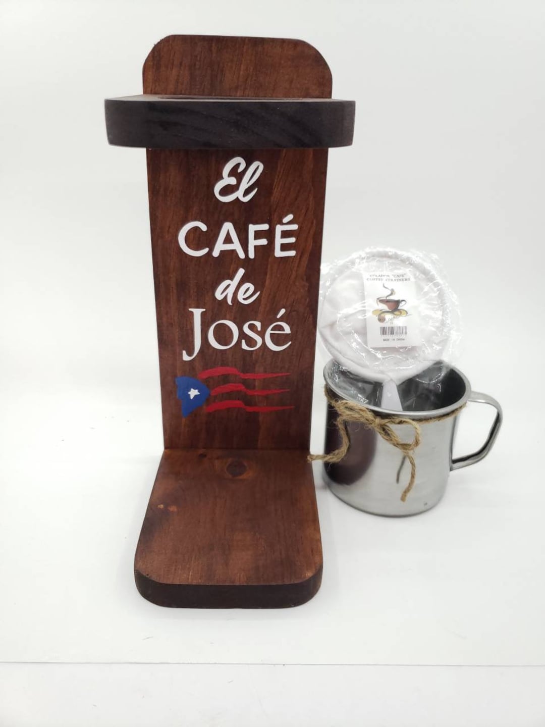 Personalized Artisan Coffee Strainer / Colador De Cafe Personalizado - Etsy