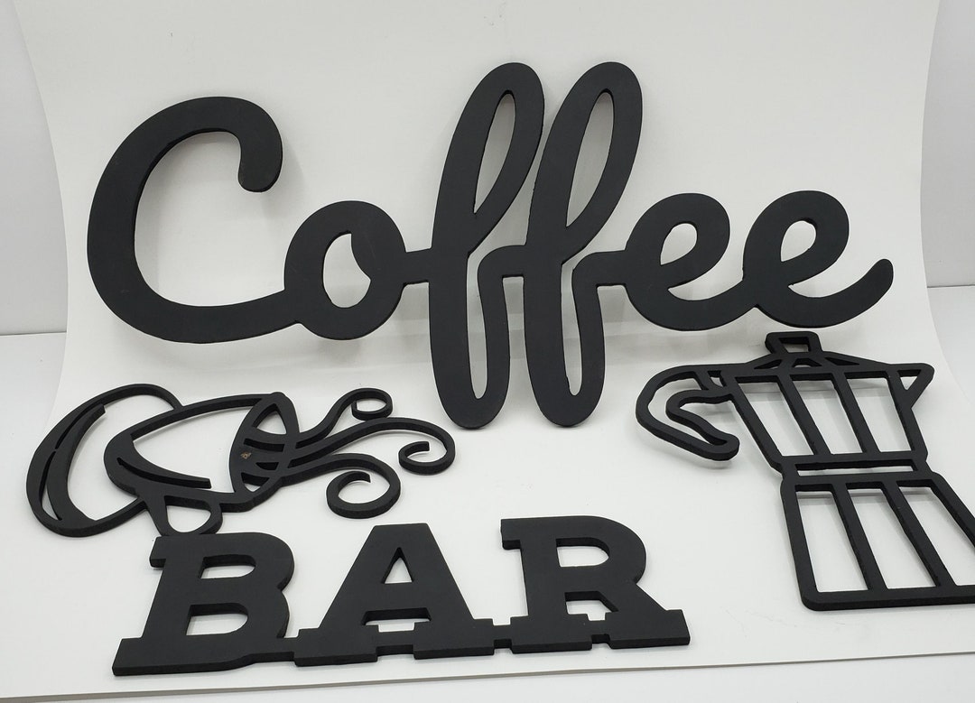 Custom Coffee Bar Cut Outs - Etsy