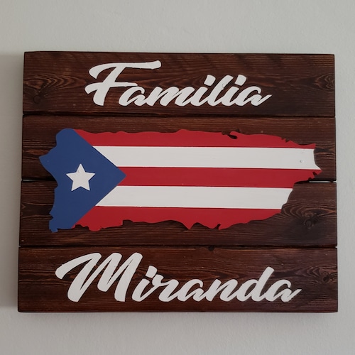 Puerto Rico 3D Wood Map - Etsy