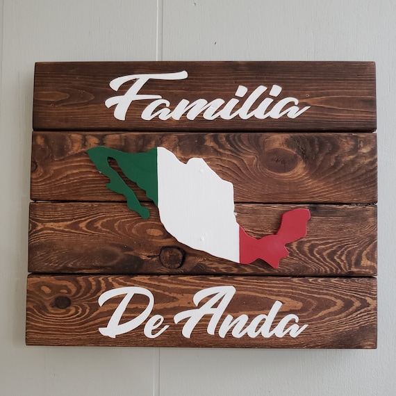 Personalizable Mexican Wood Sign | Etsy