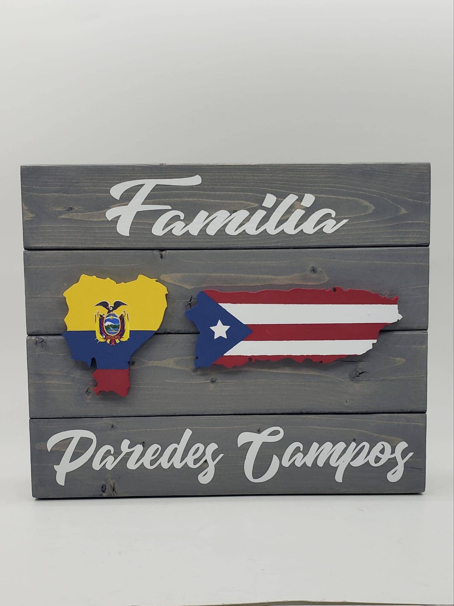 Personalized Two Countries Wood Sign - Etsy