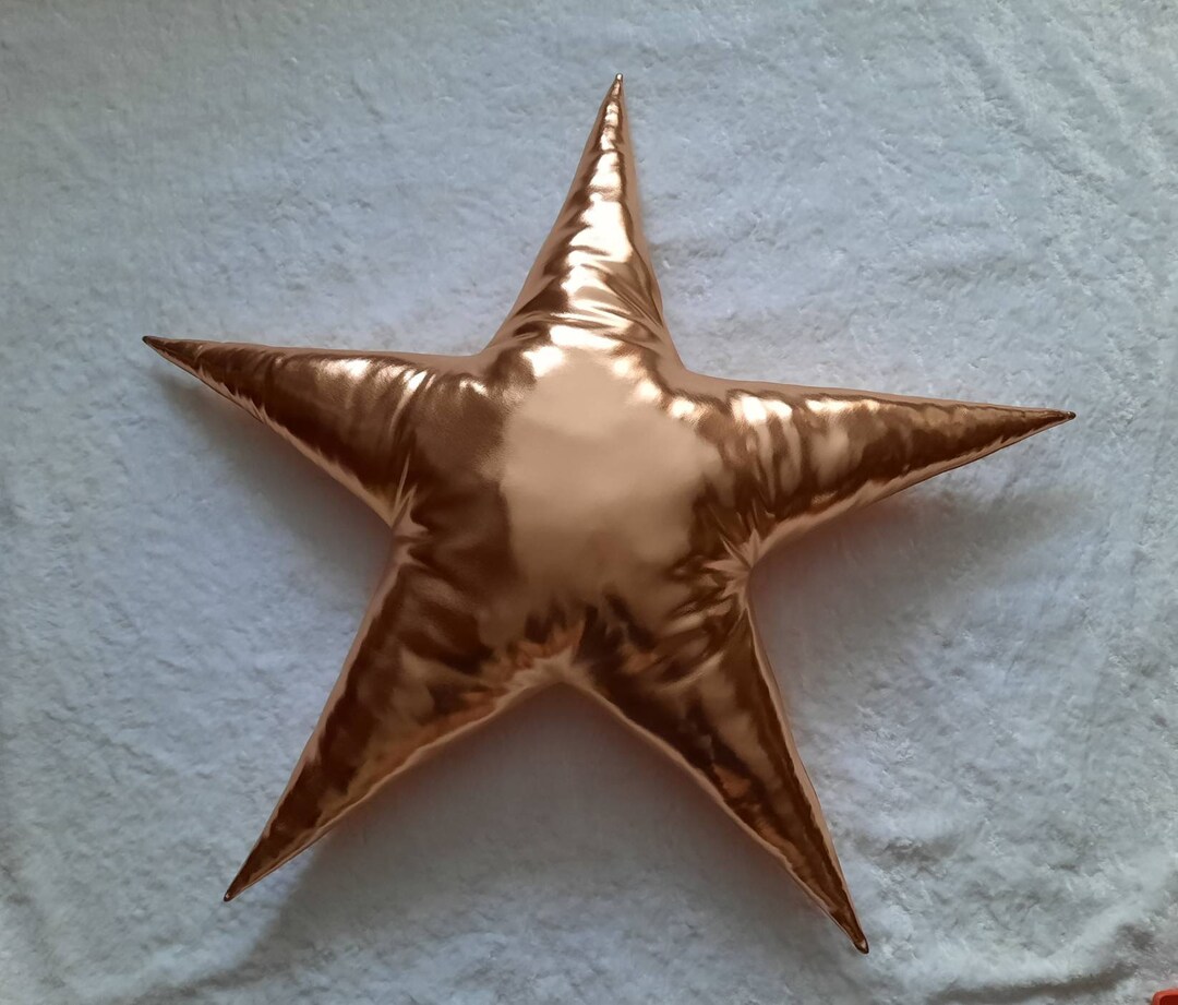 Large Golden Star Pillow Star Shaped Pillow Decorative Pillow Sofa ...