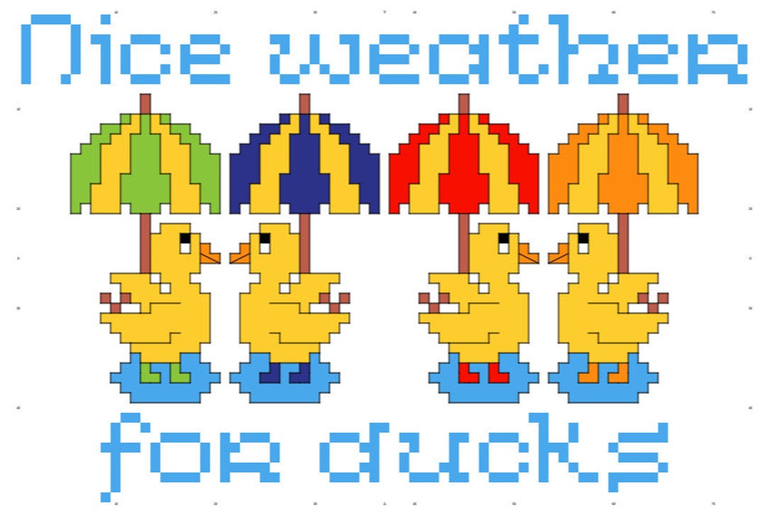 Weather Ducks Cross Stitch Pattern - Etsy