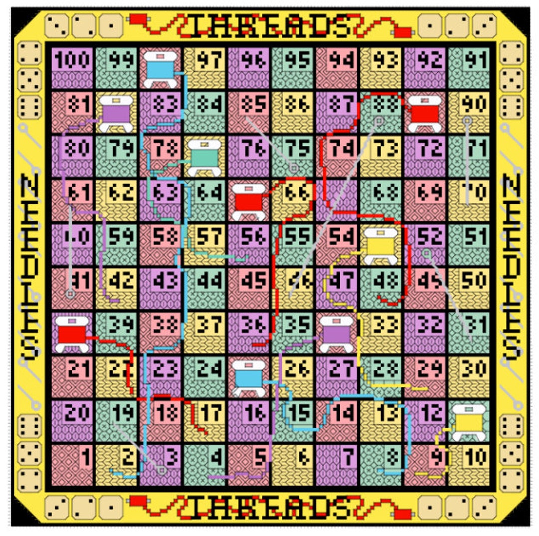 Threads and Needles Full Pattern - Etsy