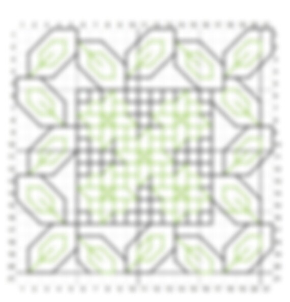 Black Work Leaf Beginners PDF Pattern - Etsy