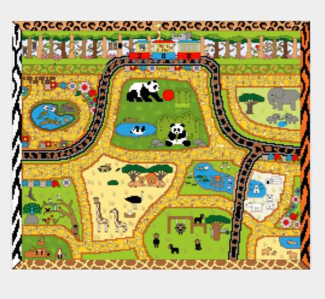 Zoo Cross Stitch Pattern - Etsy UK