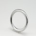 Band Full Round Ring Rounded Band 3 Mm Ring Silver Stacking Ring Thick ...