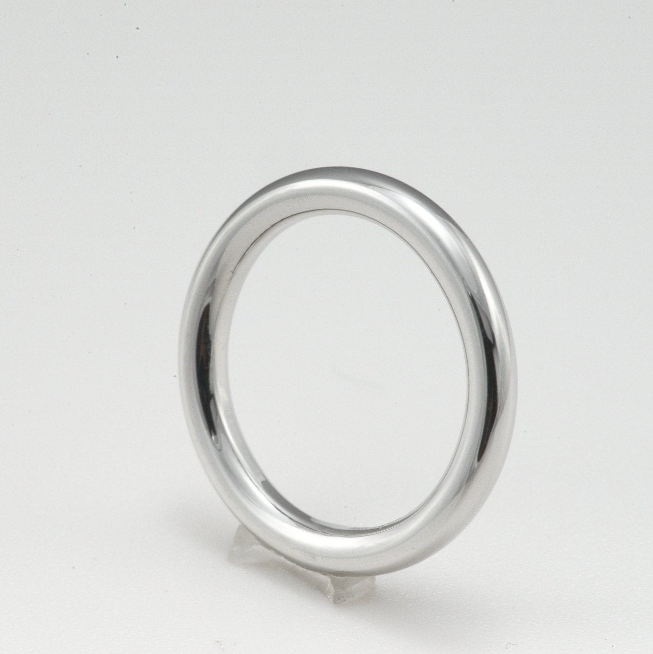 Band Full Round Ring Rounded Band 3 Mm Ring Silver Stacking | Etsy